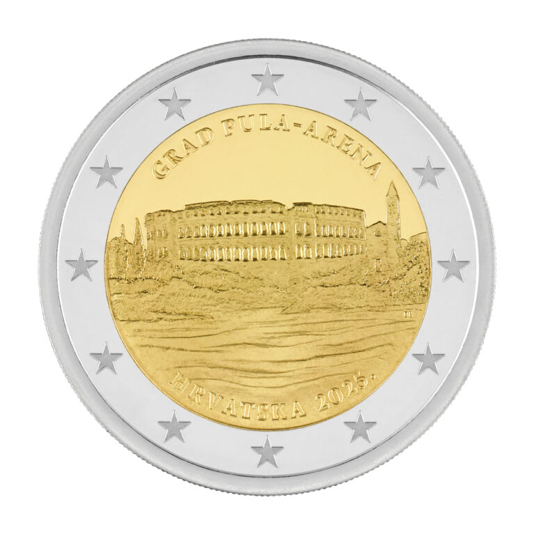 Commemorative 2 euro Coin City Of Pula Arena 2025 SOLD OUT
