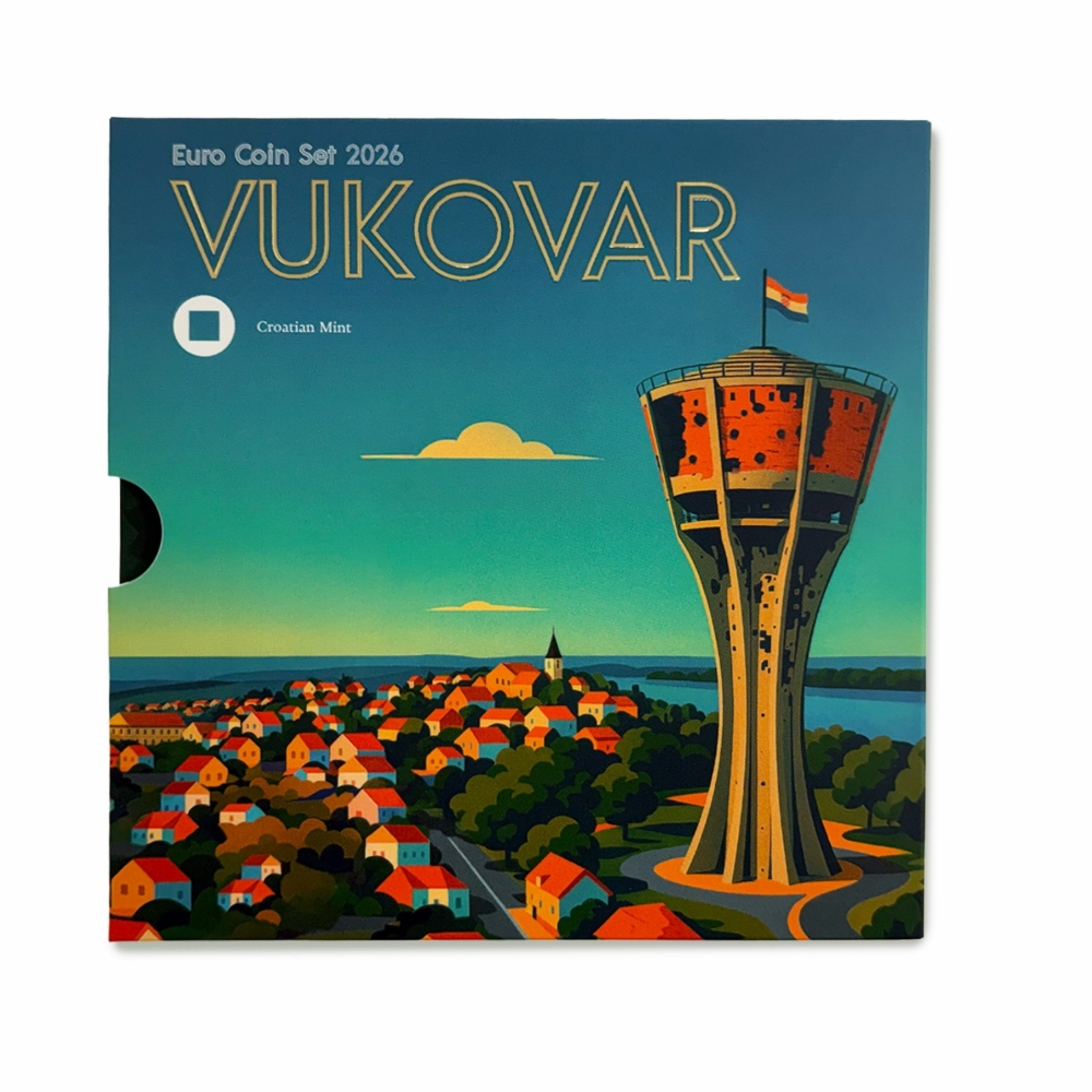 New release of the official euro coin set 2026 | Croatian Mint